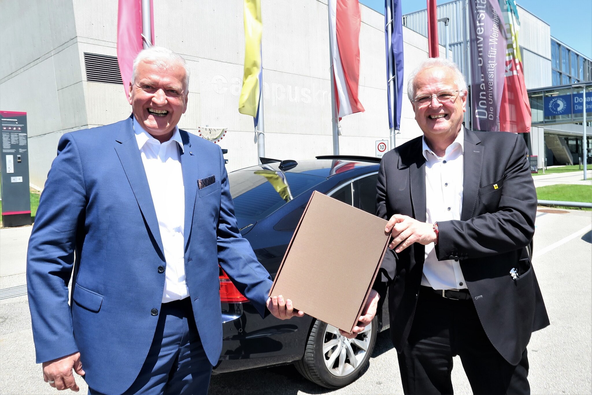 Franz Schnabl überbrachte persönlich Geburtstagswünsche - Krems