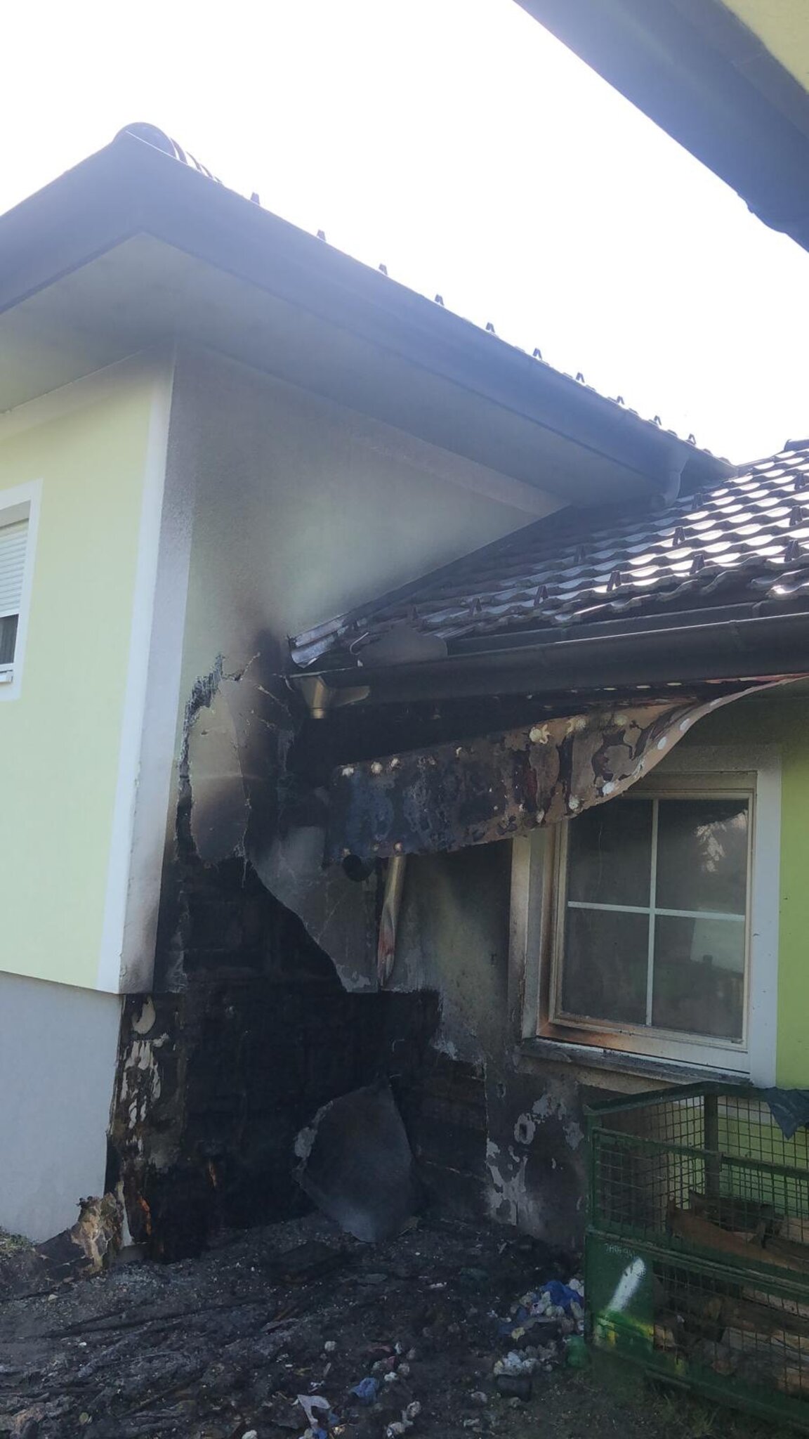 Fassadenbrand in Großbachselten - Oberwart