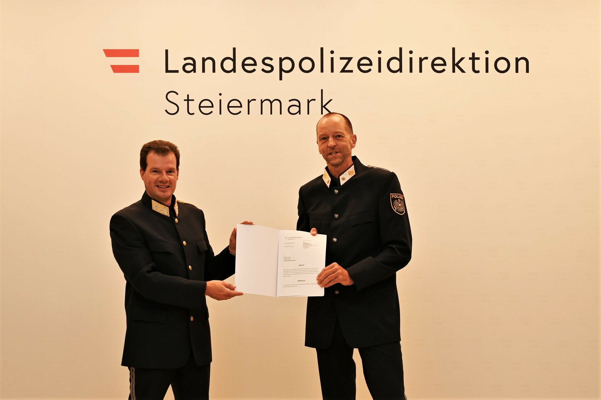 Graz-Umgebung: Neue Führung der Polizei Eggersdorf - Graz-Umgebung