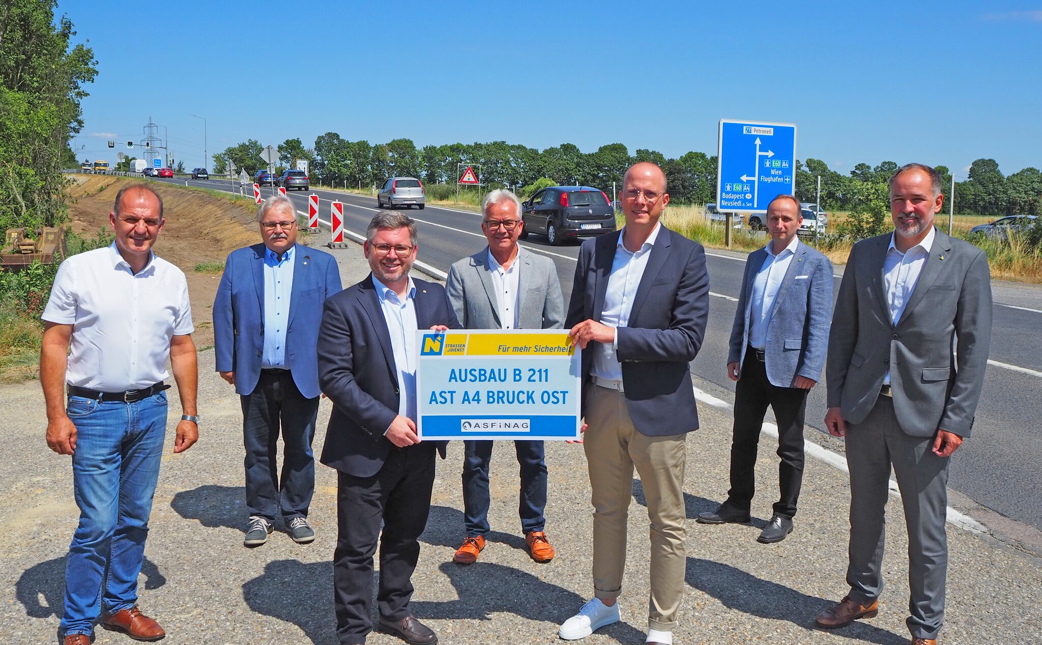 Mobilität: Ausbau B 211 bei der Anschlussstelle A 4 Bruck Ost - Bruck ...