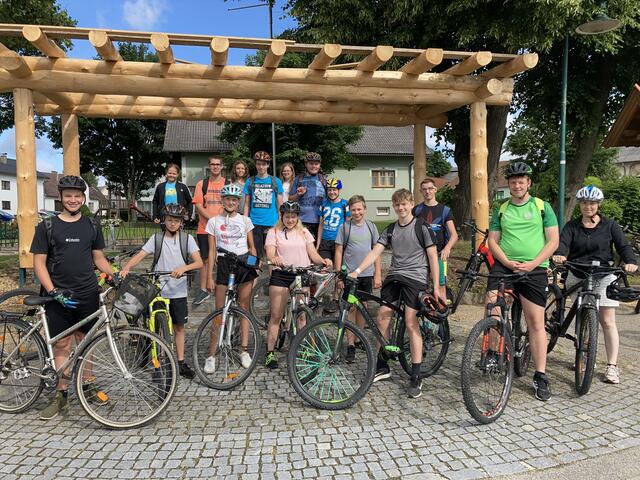 Mittelschule: Kautzner Schüler beim Radwandertag - Waidhofen/Thaya