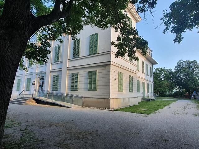 Archiv ...: Damals & Heute: BADEN: Schloss Braiten mit Pavillon und ...