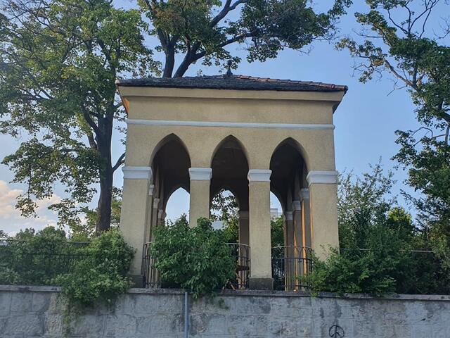 Archiv ...: Damals & Heute: BADEN: Schloss Braiten mit Pavillon und ...
