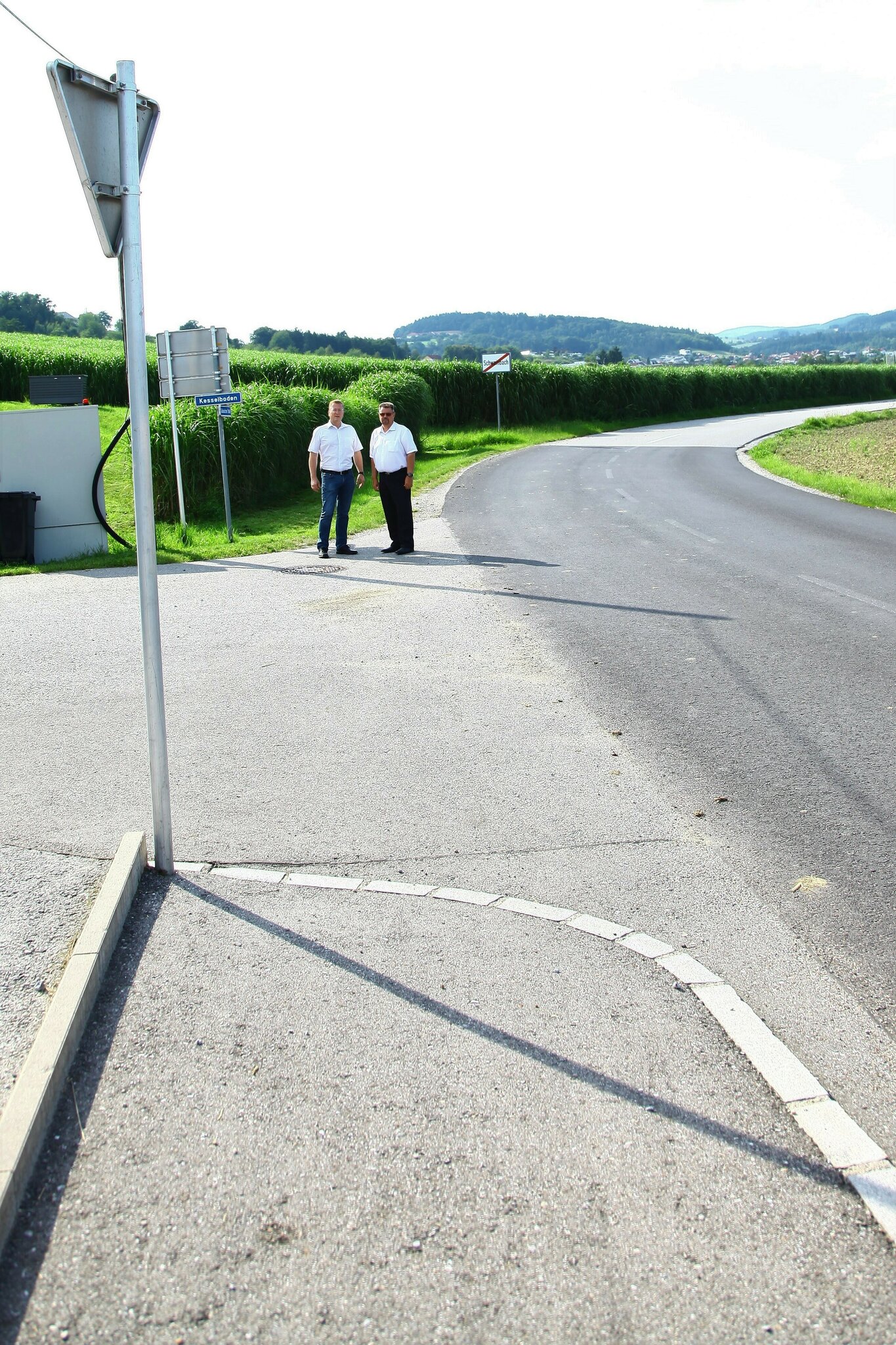 Verlängerung: Neuer Gehsteig nach Schweinbach - Urfahr-Umgebung
