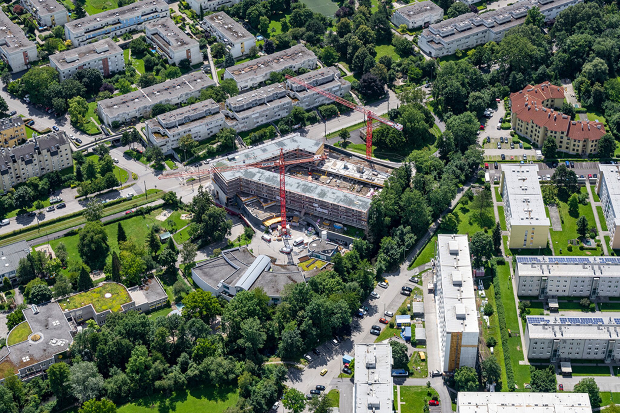 Wohnen in Linz: Wohnungen am Weidingerbach wachsen in Rekordzeit - Linz