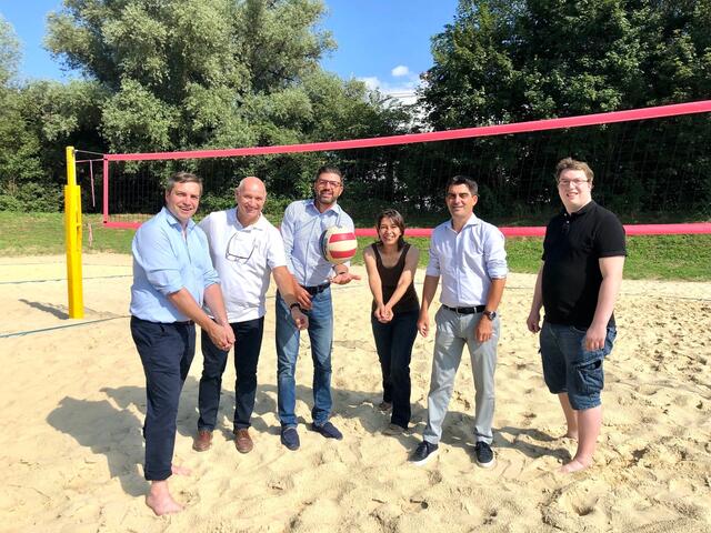 Beachvolleyball in Korneuburg: Hier ist "baggern" erlaubt - Korneuburg