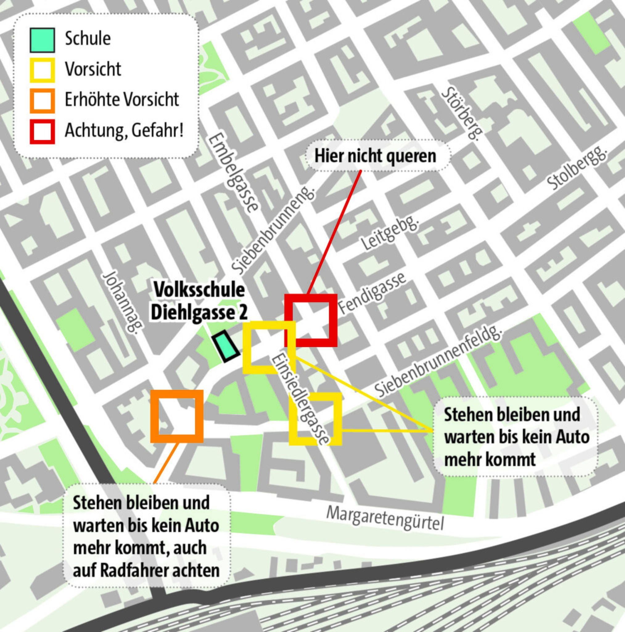 Volksschulen in Margareten: Sicher unterwegs zu deiner Schule im 5 ...