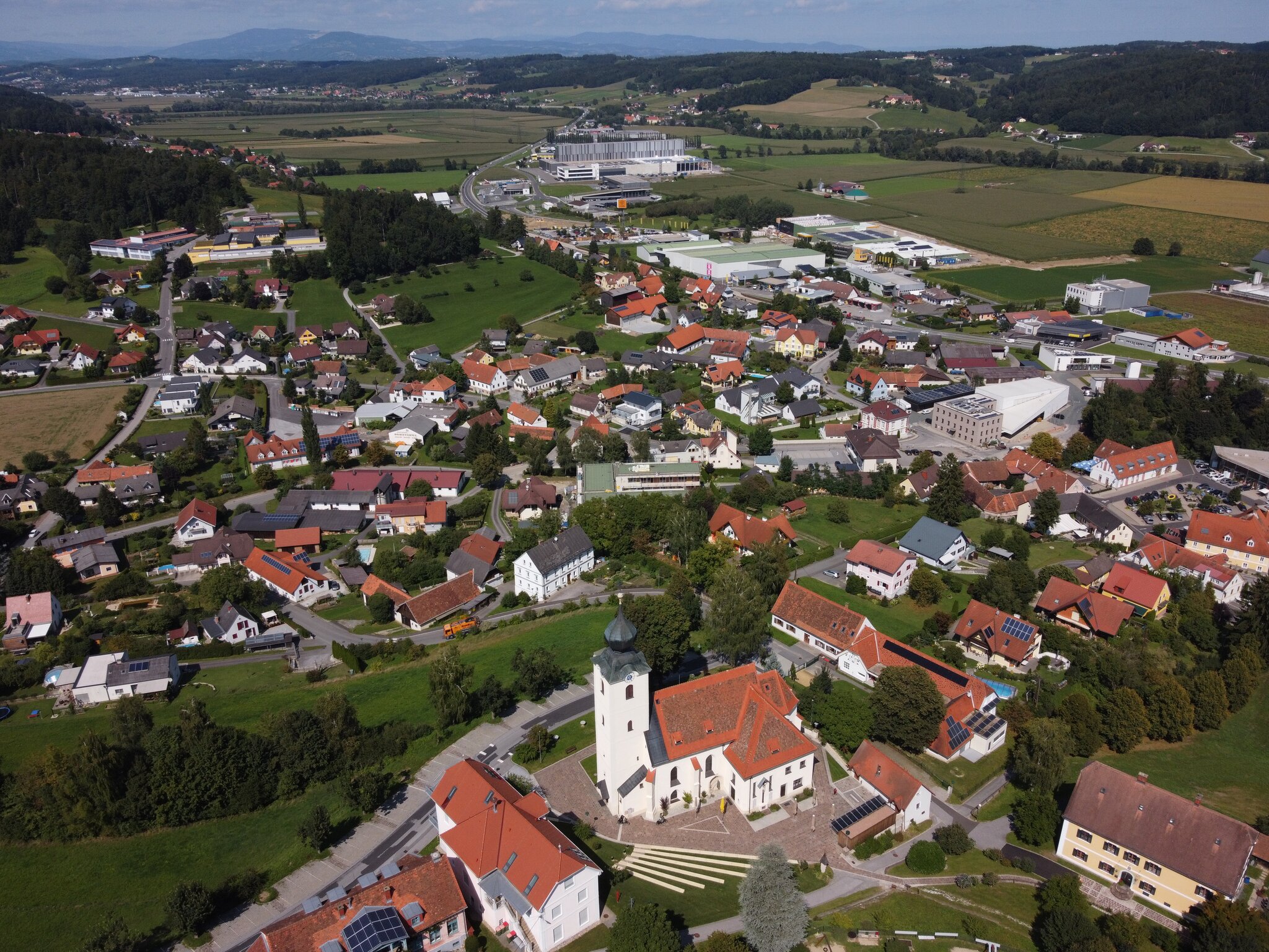 Blick auf St. Margarethen (+Video): St. Margarethen rüstet sich für die ...