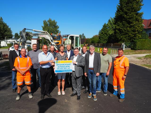 Alt-Nagelberg: Neugestaltung der Ortsdurchfahrt bald abgeschlossen - Gmünd