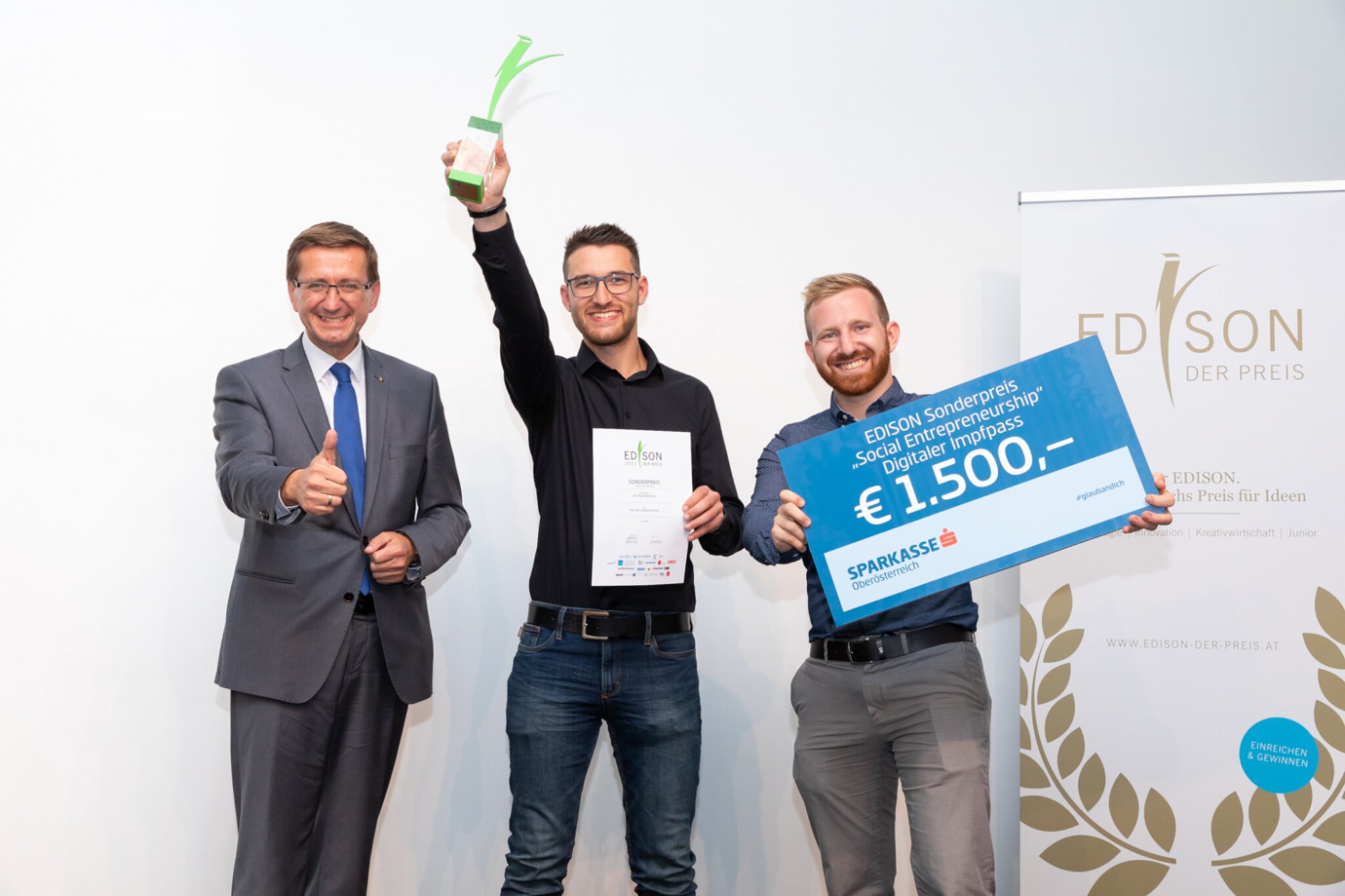 HTL Braunau: Erfolge beim EDISON 2021 für HTL Absolventen - Braunau