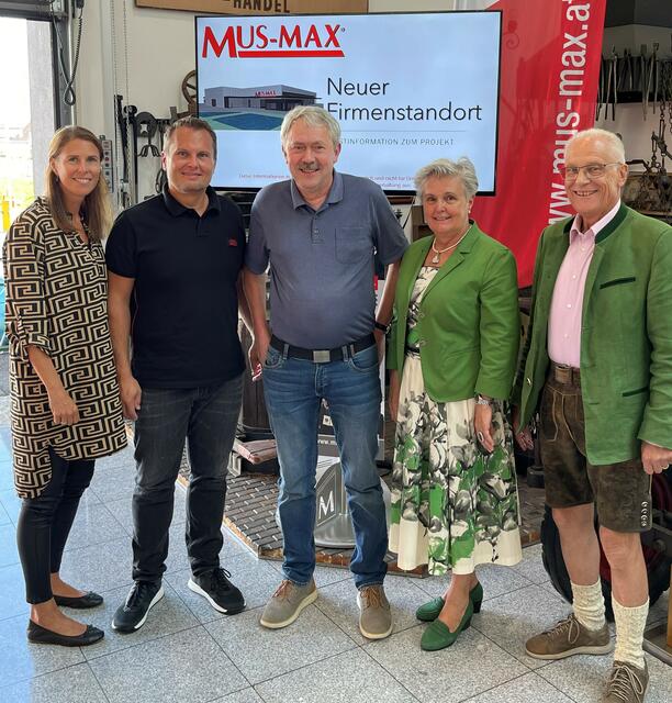 Groß St. Florian: Ehrung von Mitarbeitern bei Mus-Max - Deutschlandsberg