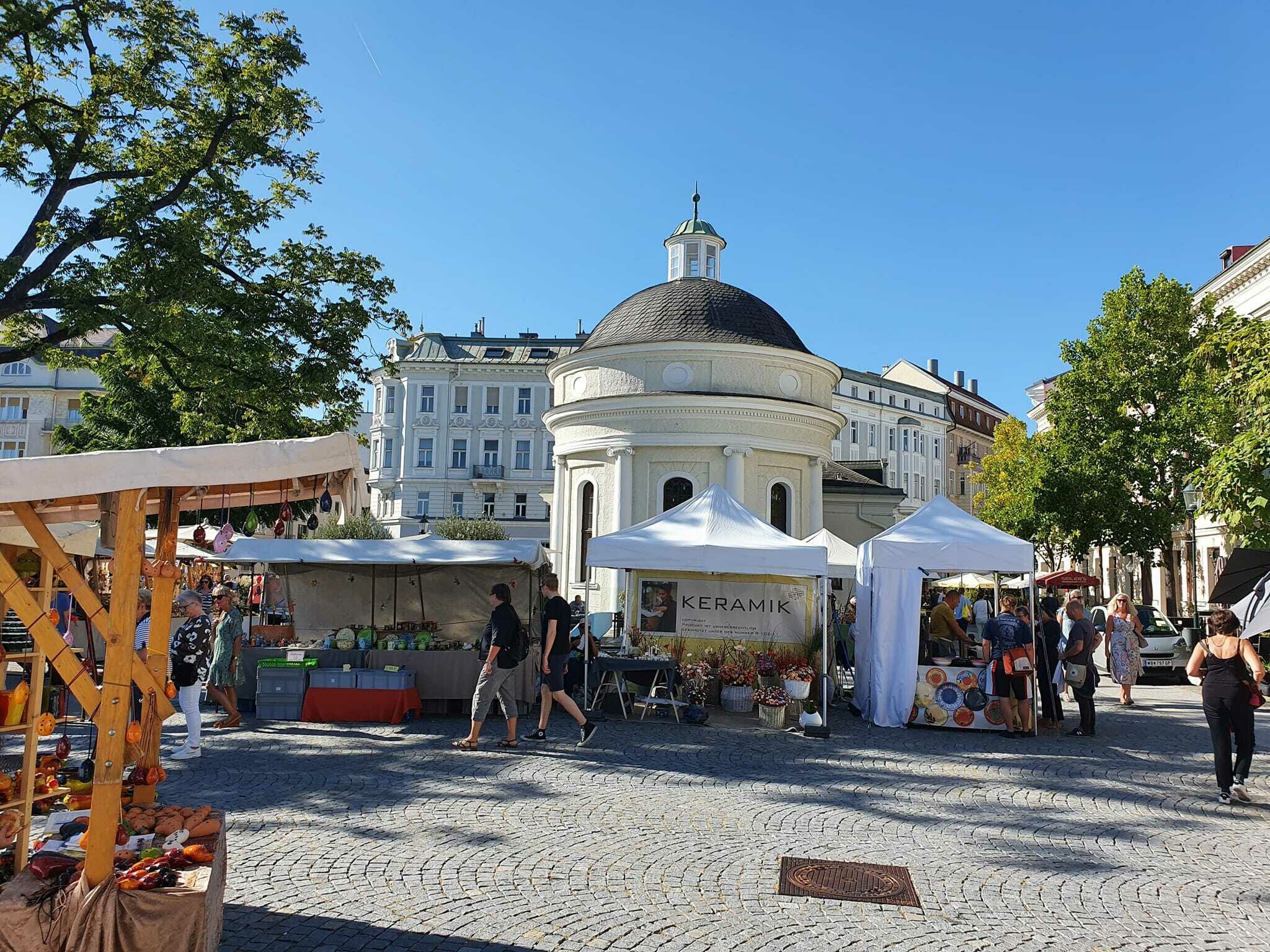Impressionen ...: Töpfermarkt am Josefsplatz Baden 25.9.2021 - Baden