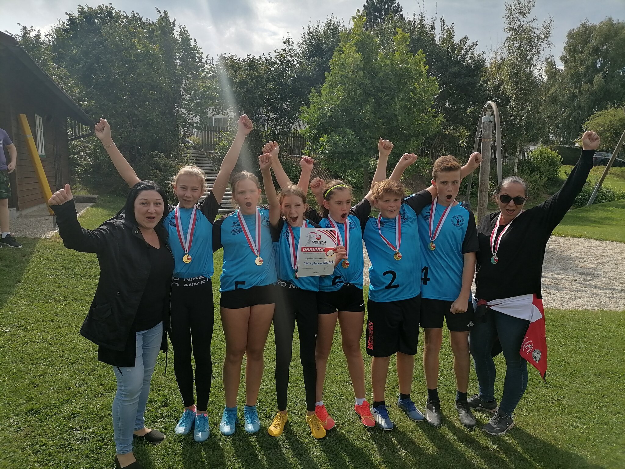 SPG Lichtenau/Haslach: Faustball-Nachwuchs holt Bezirksmeistertitel ...