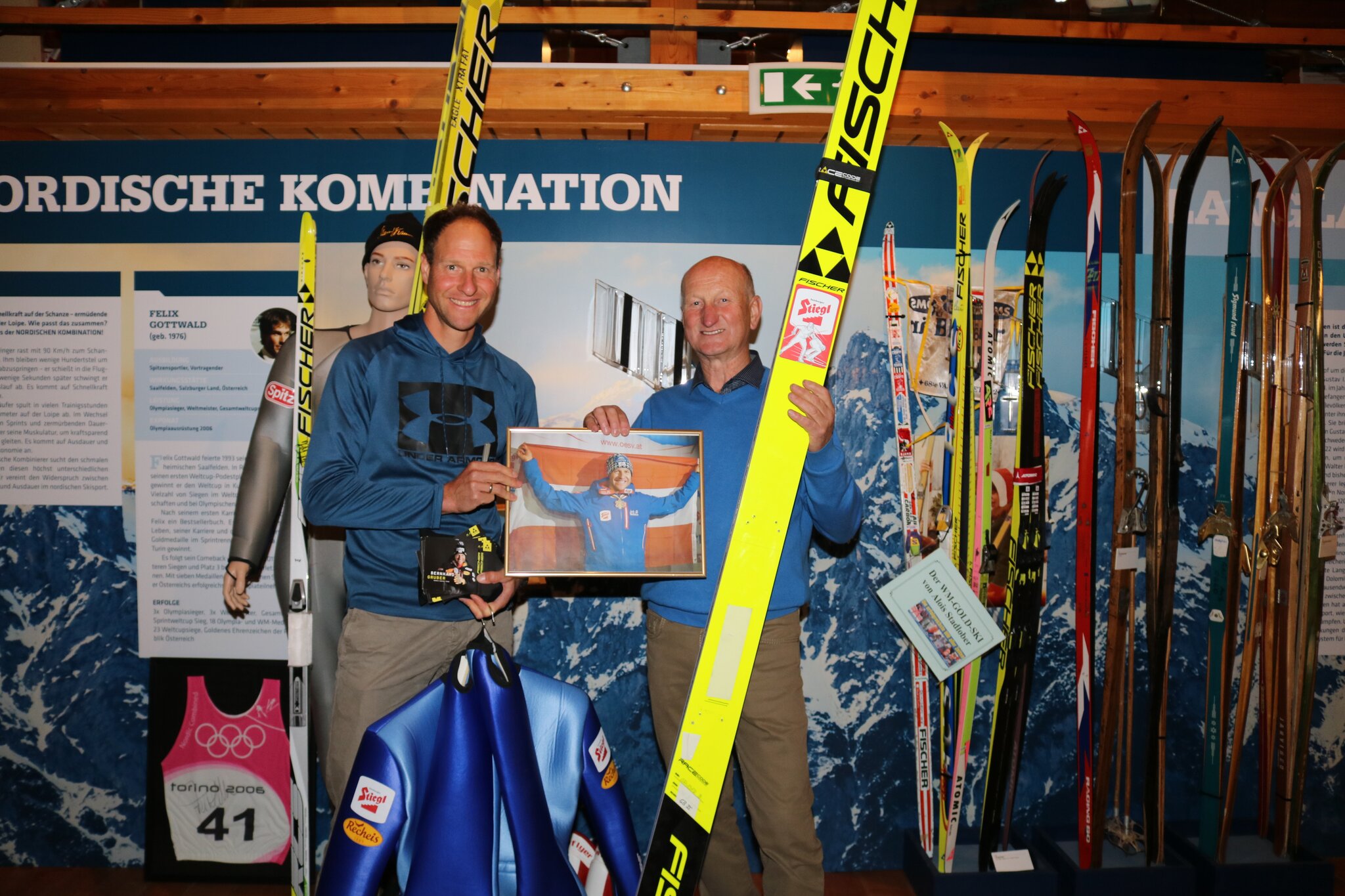 Neuzugang im Landesskimuseum: Gruber-Sprungski sind neues ...