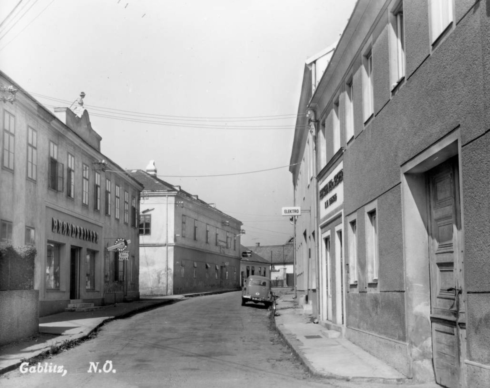 Damals & Heute: Hauptstraße in Gablitz - Purkersdorf