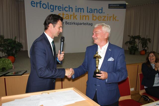 ÖVP-Bezirksparteitag: 100 Prozent für René Lobner - Gänserndorf