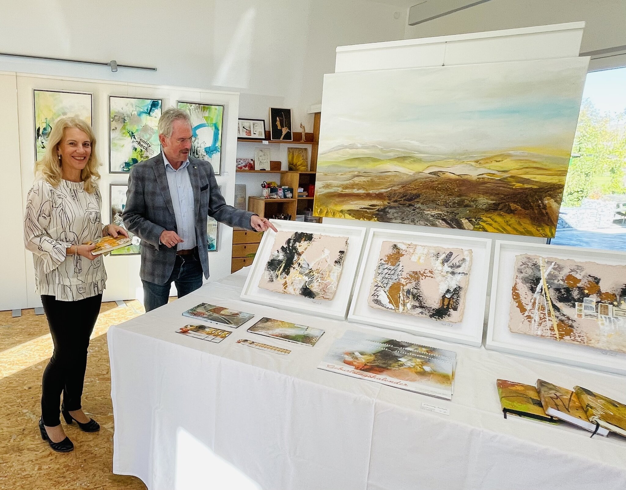 Tage der offenen Ateliers: Karl Wilfing zu Gast bei Beate Schütz ...