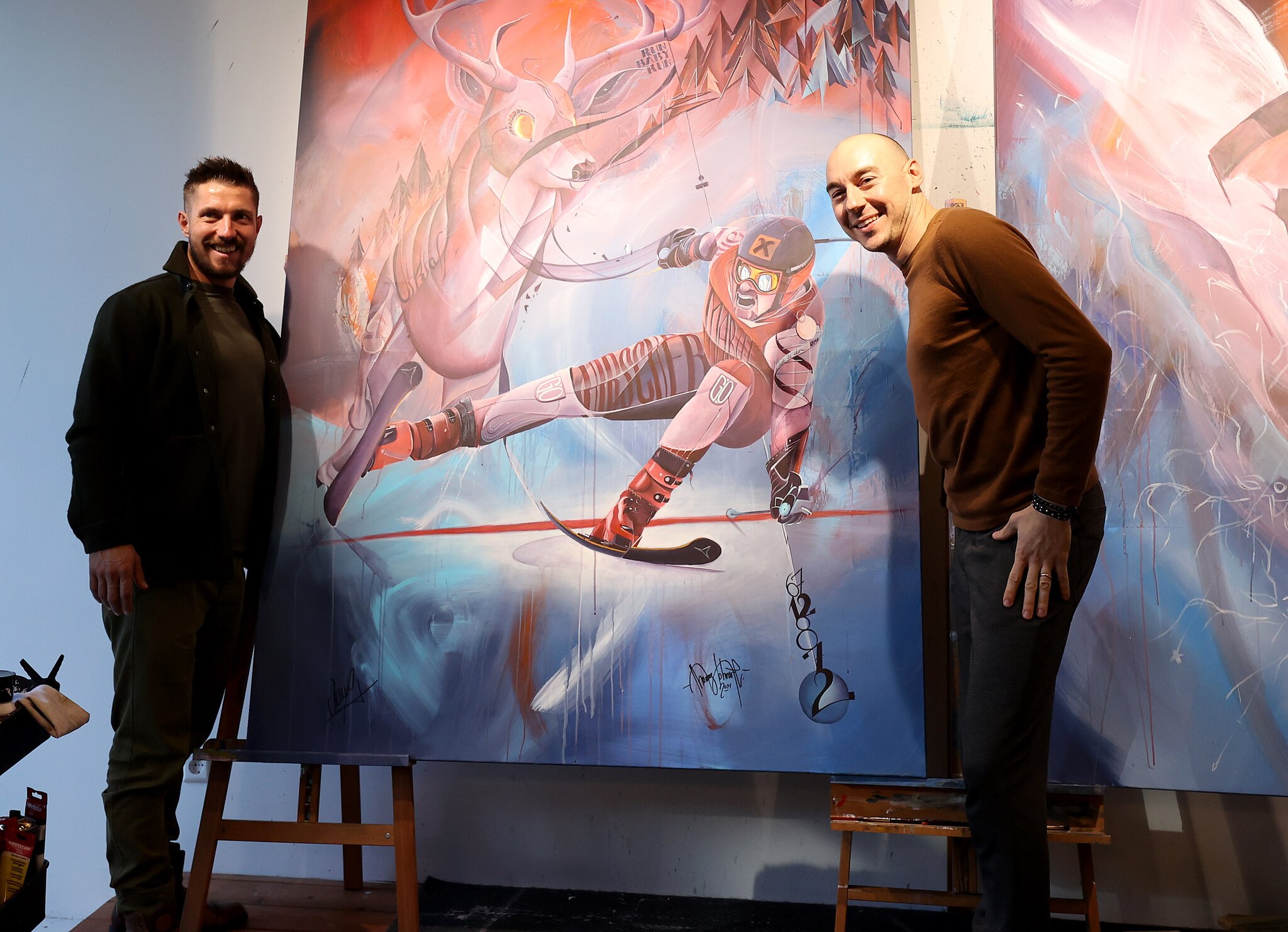 Für Licht ins Dunkel: Marcel Hirscher und Tom Lohner präsentieren ...