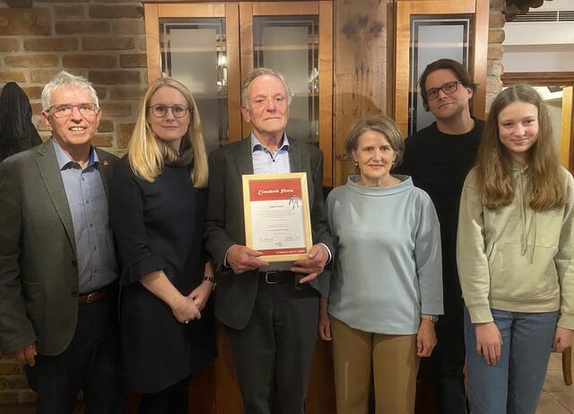 Jahresthema Demenz: Hubert Hackl wurde mit Elisabethpreis ausgezeichnet ...