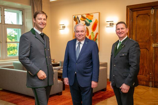 Angelobung: Andreas Kühberger ist neuer Landesjägermeister ...