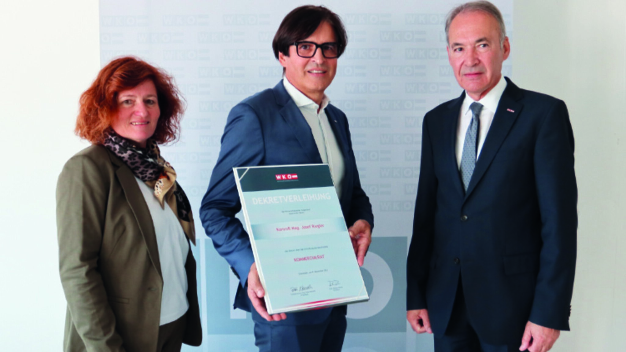 Pinkafeld: Bundesinnungsmeister Josef Riegler ist Kommerzialrat - Oberwart