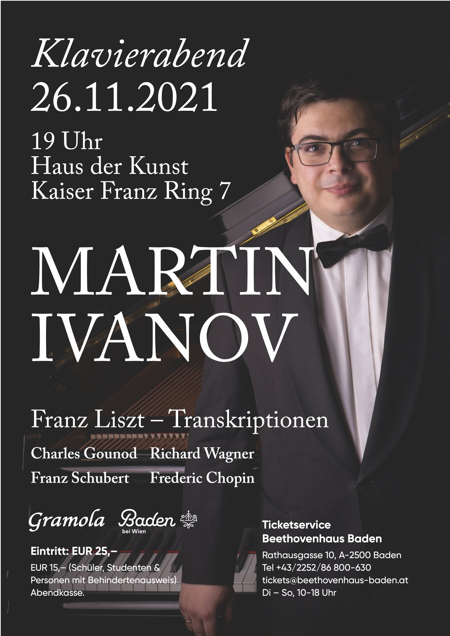 Martin Ivanov mit Chopin, Schubert, Wagner und Gounod: Klaviervirtuose ...