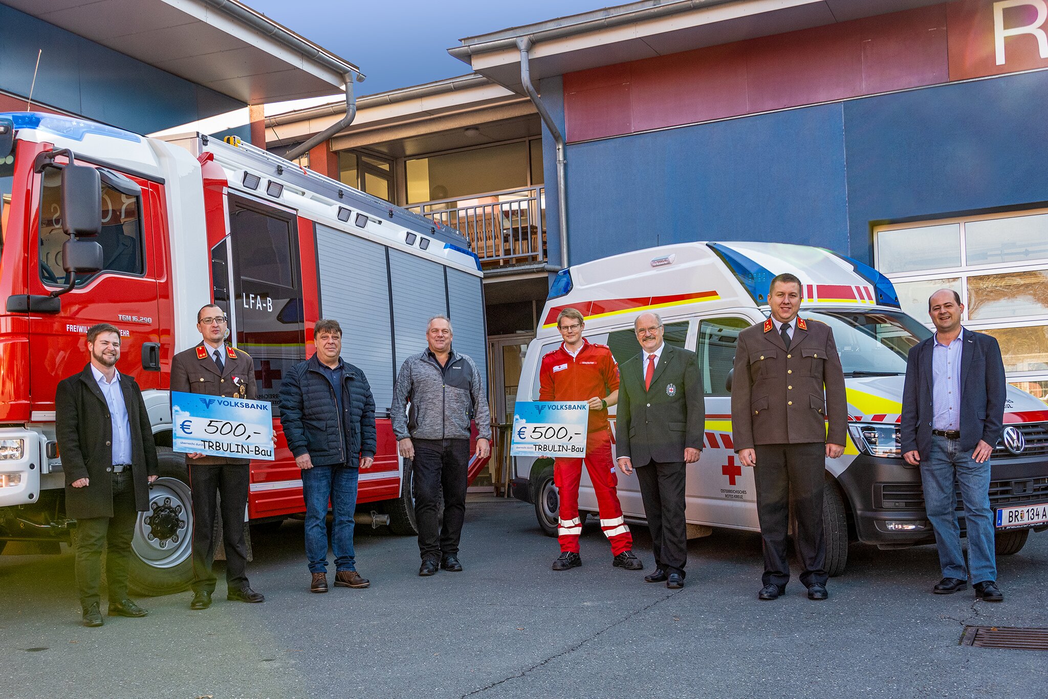 Unterstützung für Einsatzorganisationen: Firma Trbulin spendet für ...