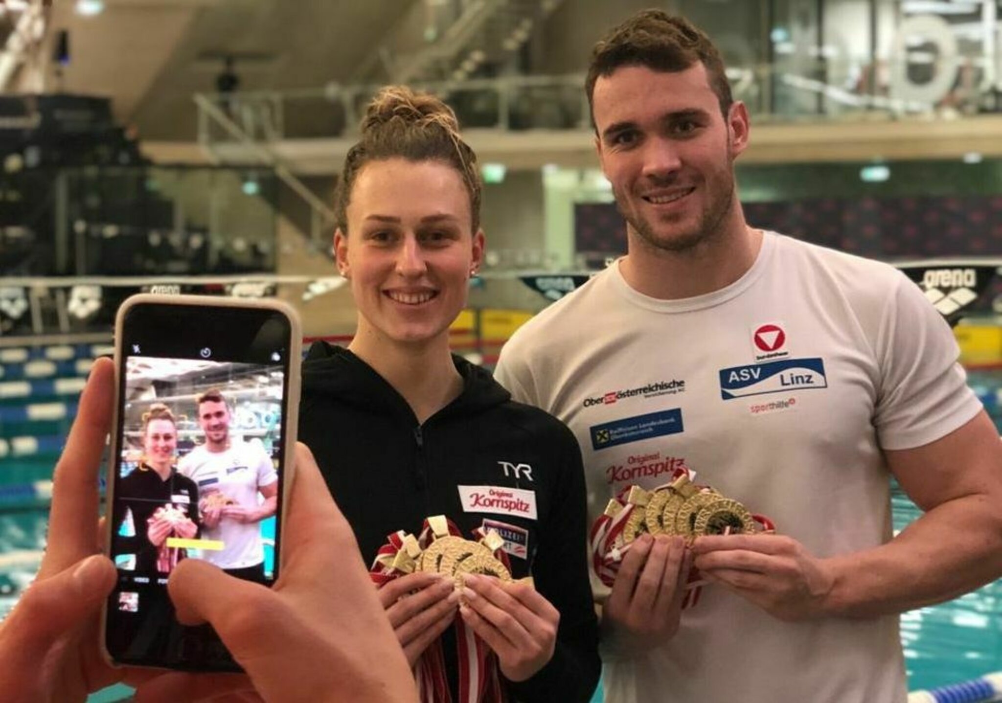 Kurzbahn-Staatsmeisterschaften: ASV-Linz Schwimmer holten 18 Titel nach Linz - Linz