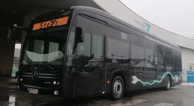 Stadtbetriebe testen wieder: Neuer Elektro-Bus in Steyr im Einsatz ...