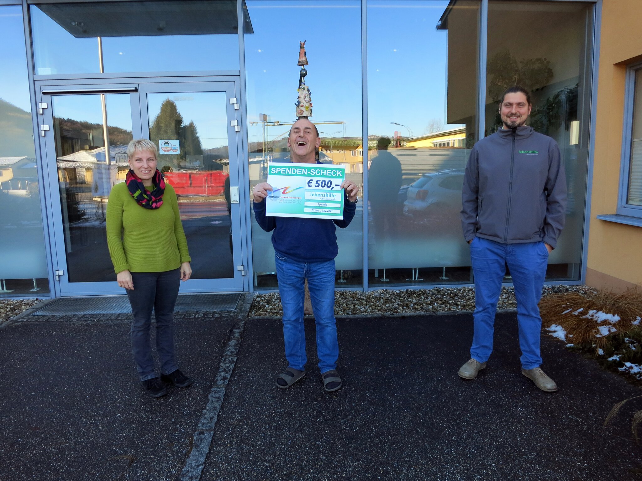 Spende an die Lebenshilfe Grein - Perg