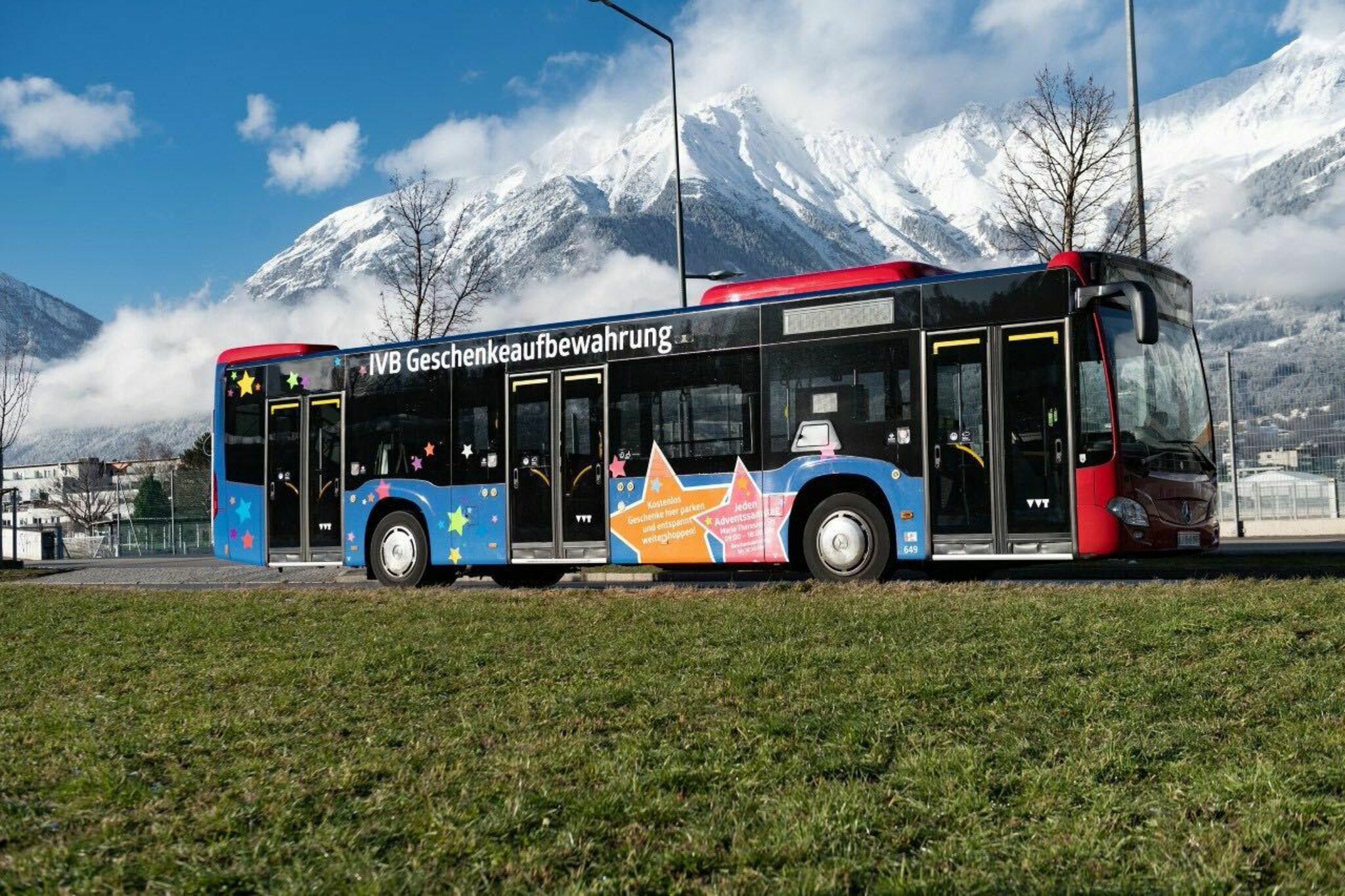 IVB: Bus wird zum Zwischenlager für Weihnachtseinkäufe - Innsbruck