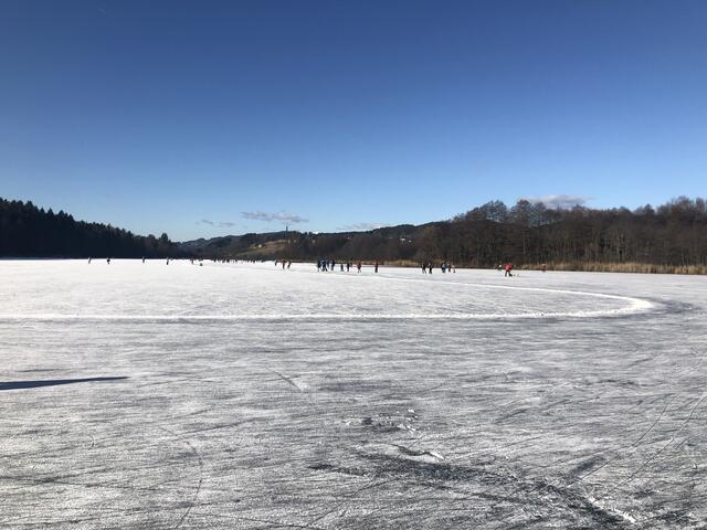 Eislaufen: Rauschelesee auch ab Freitag freigegeben - Klagenfurt