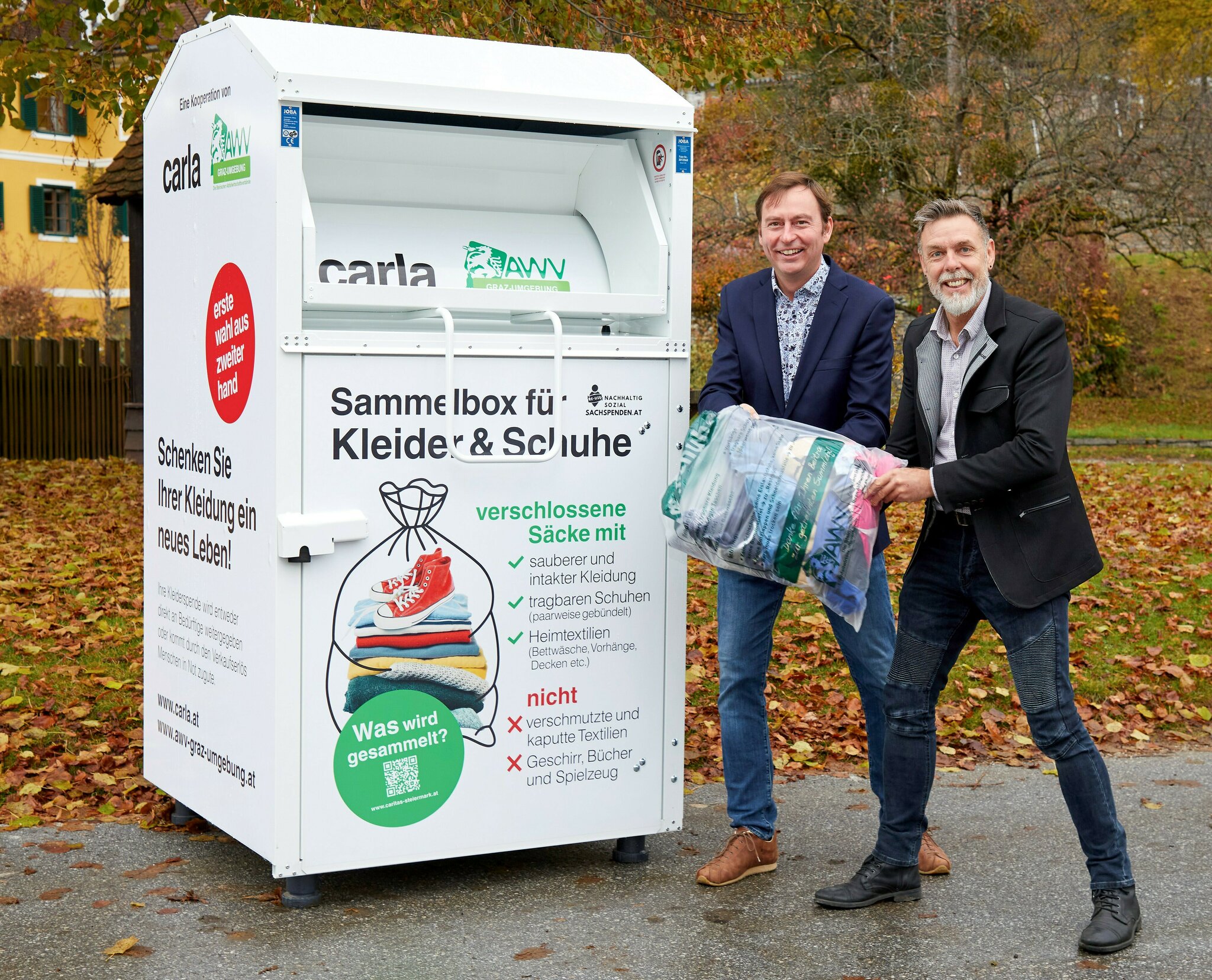 Neue Sammelboxen in Graz-Umgebung: Neue Container für Altkleider - Graz ...