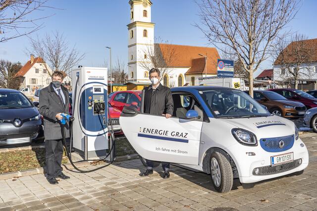Energie Graz baut Netz aus: Neue E-Ladestation in Feldkirchen bei Graz ...