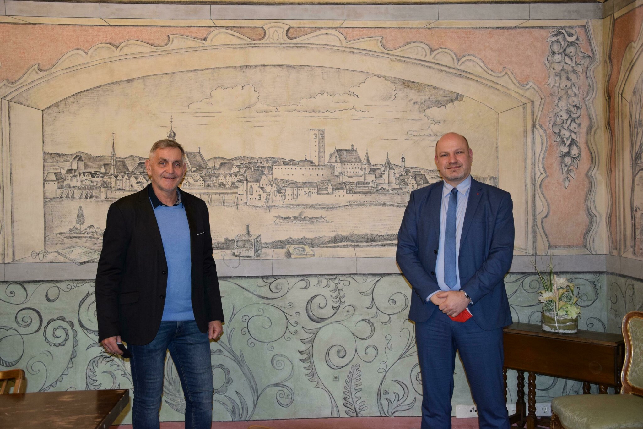 Peter Binder SPÖ: Dritter Landtagspräsident besuchte Schärding - Schärding