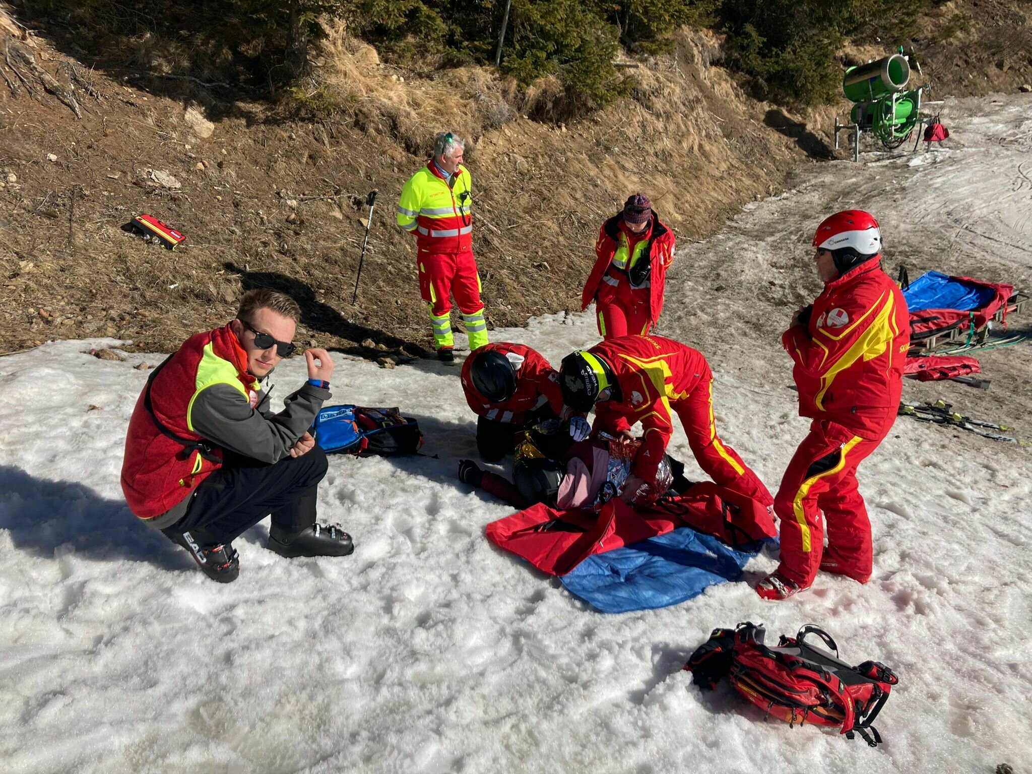 Klippitztörl: Ski- und Pistenretter übten für den Ernstfall im Gelände ...