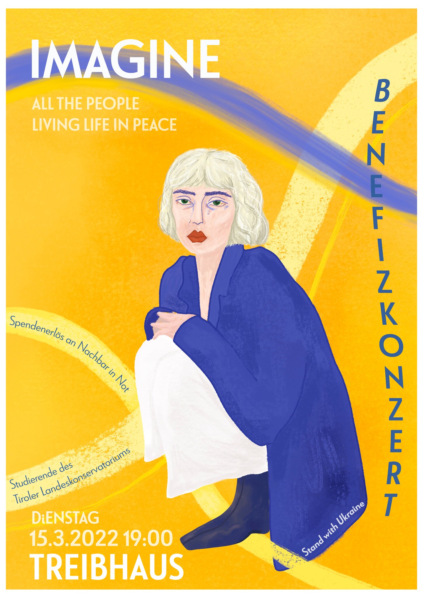 #standwithukraine: “Imagine“-Benefizkonzert im Treibhaus - Innsbruck