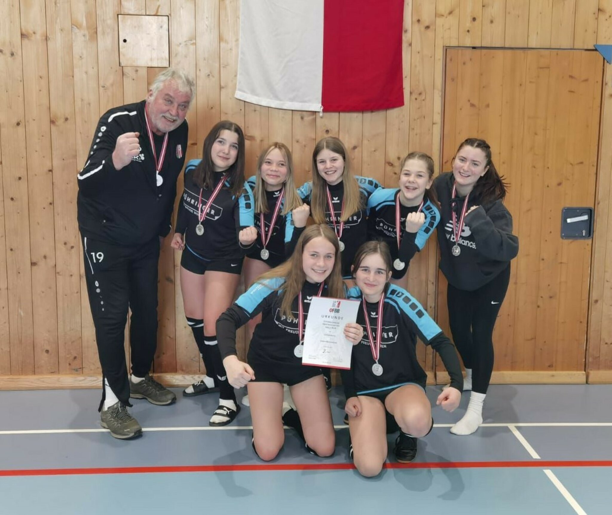 Faustball: Wieder Silber für die Reichenthaler U14-Ladys - Urfahr-Umgebung