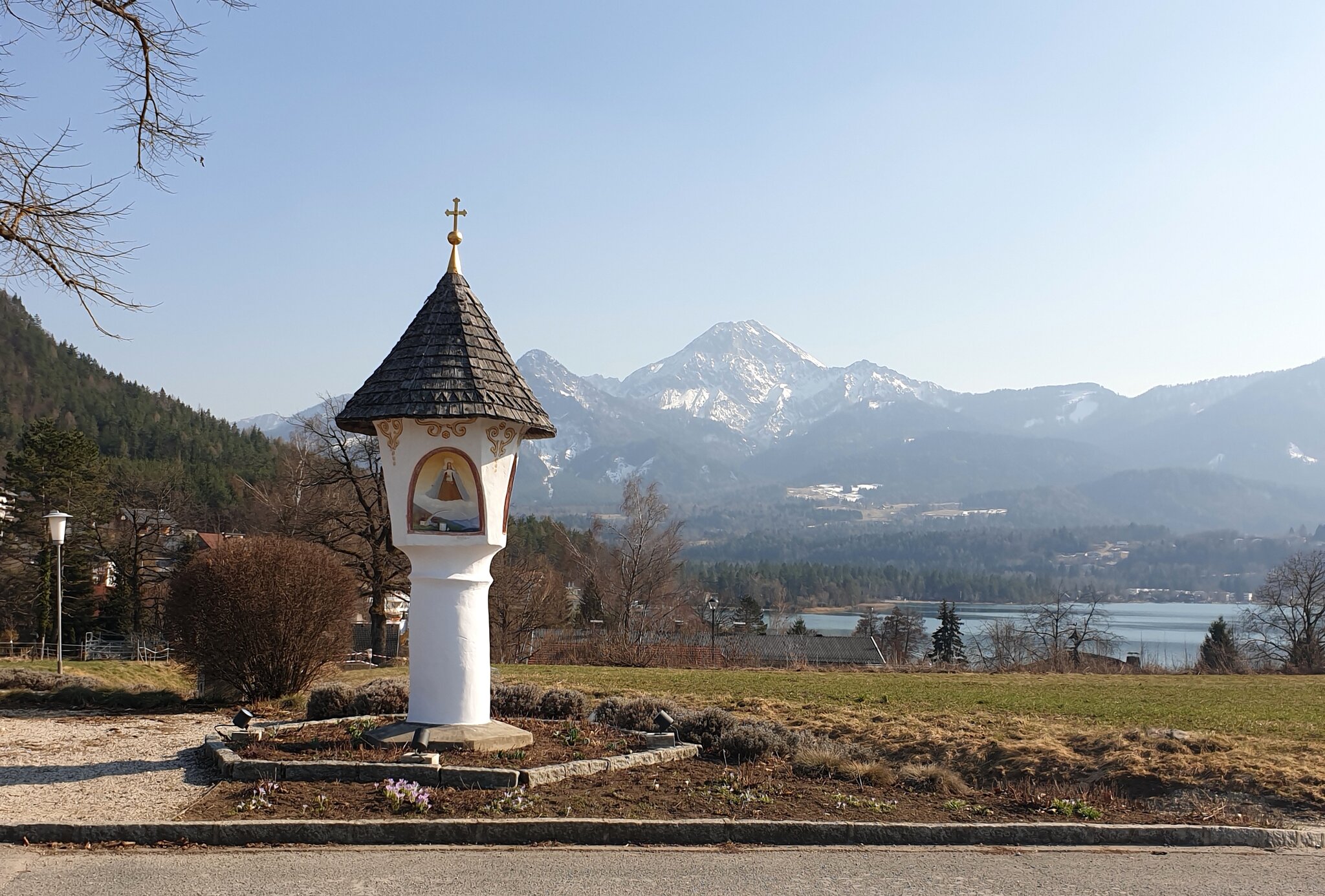 Faaker See mit Blick vom Tabor - Villach Land