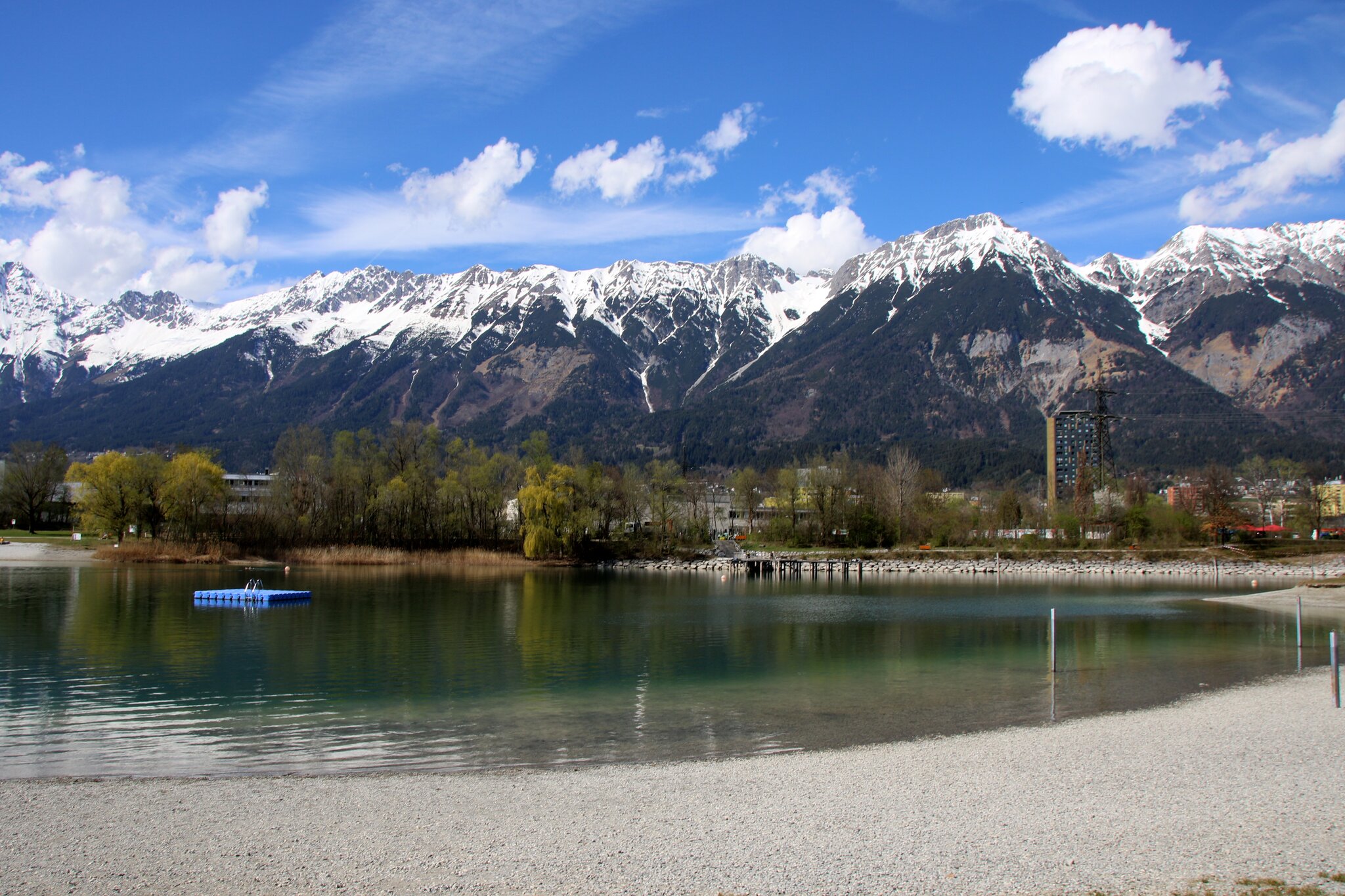 Der Frühling ist zurück am Baggersee - Innsbruck