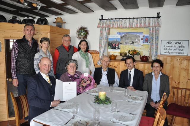 Leute: Eiserne Hochzeit von Aloisia und Johann Donhauser - Tulln