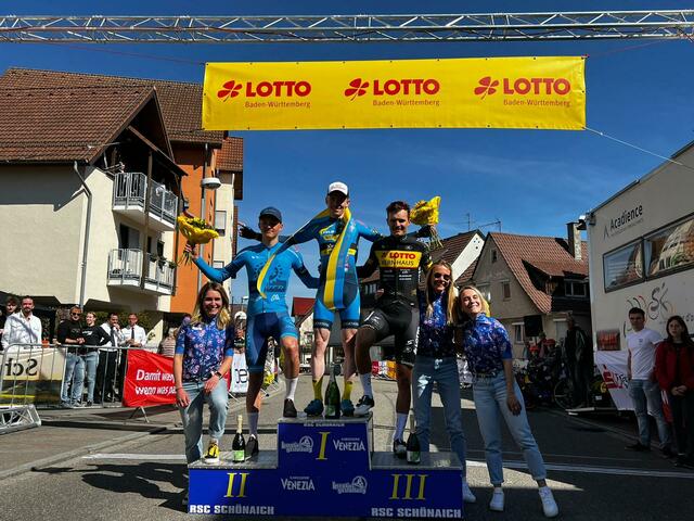 Felbermayr-Radprofi gewinnt 46. Rund um Schönaich: Daniel Lehner feiert ...