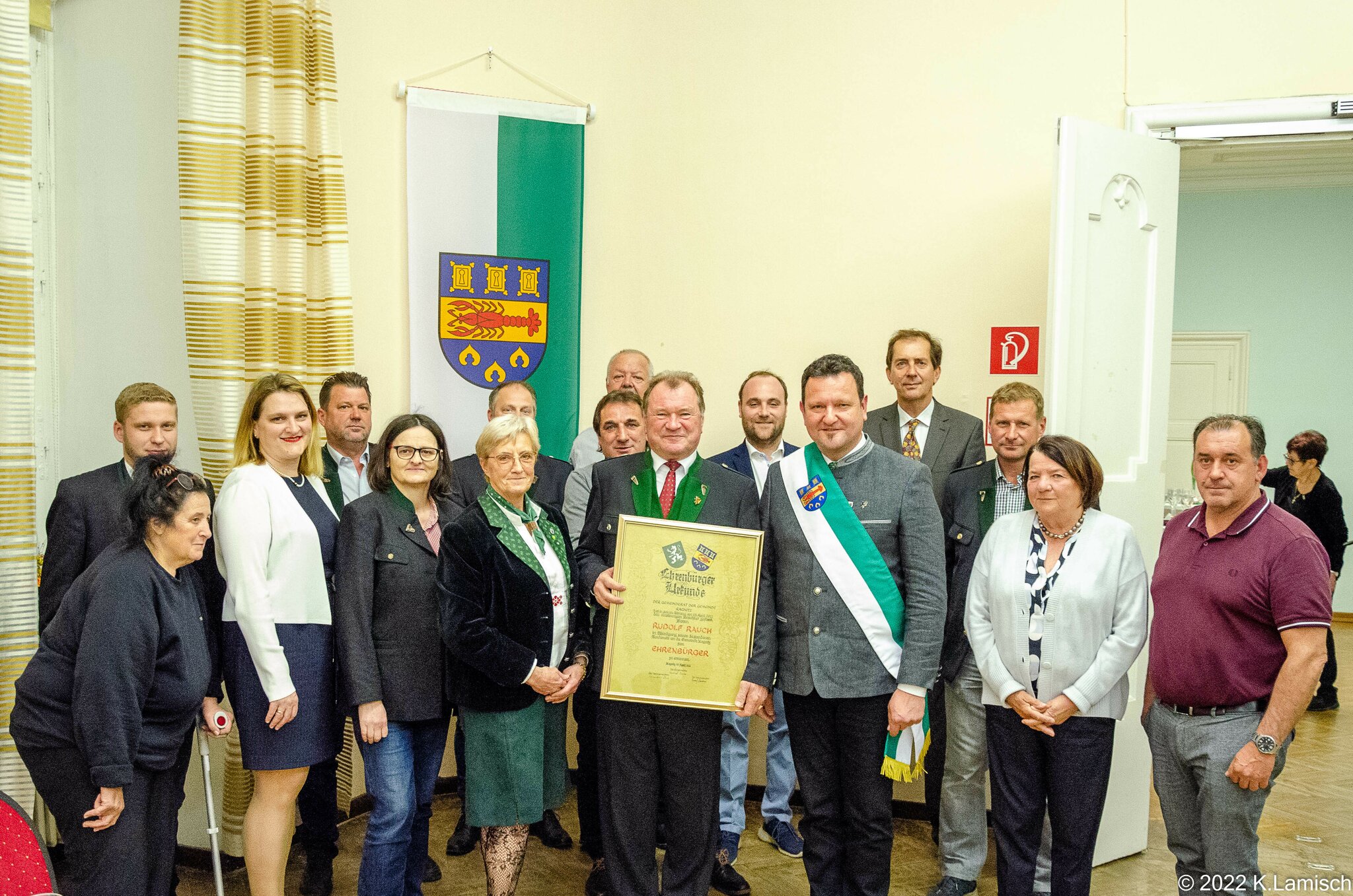 Bürgermeisterwechsel in Ragnitz: Ehrenbürgerschaft für Rudolf Rauch ...