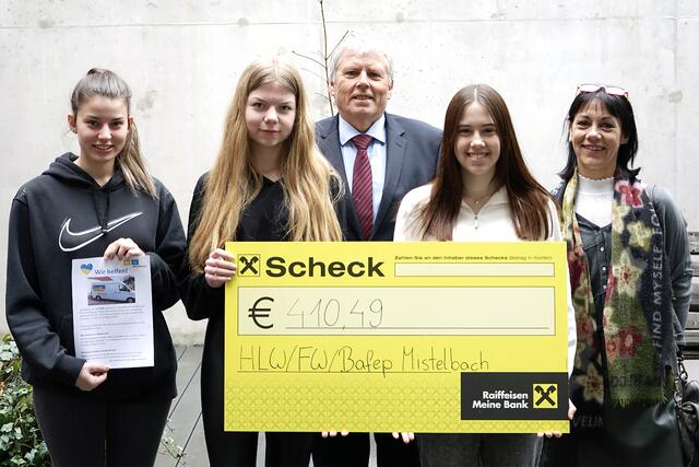 Ukraine Hilfe: HLW FW Mistelbach sammelt für Ukraine - Mistelbach