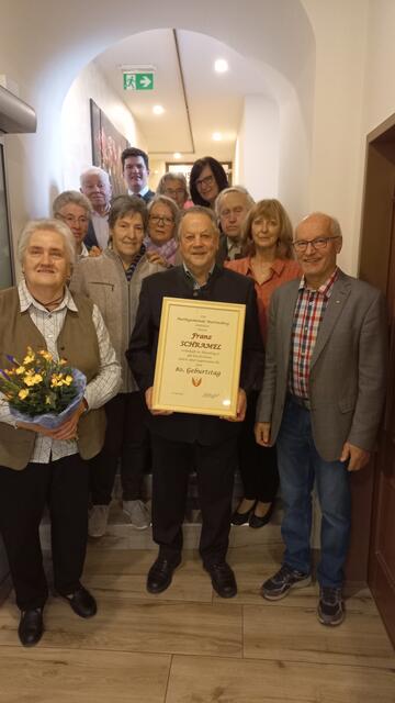 Geburtstag: Franz Schramel aus Thumling feierte den 80er - Zwettl