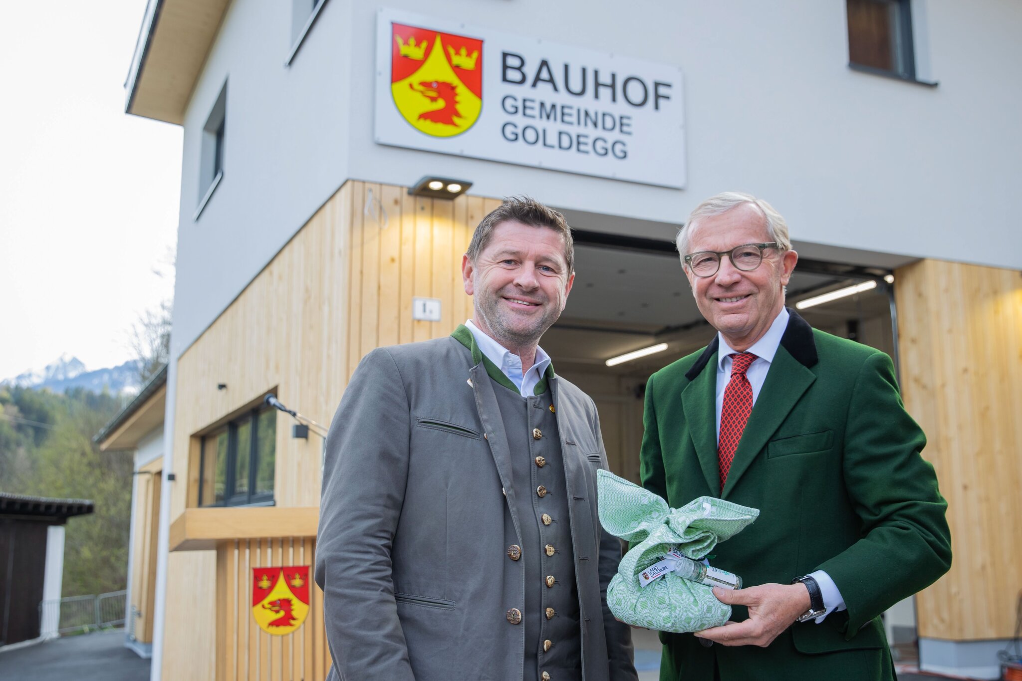 800.000 Euro investiert: Goldegg eröffnet neuen Bauhof im Ortsteil Weng ...