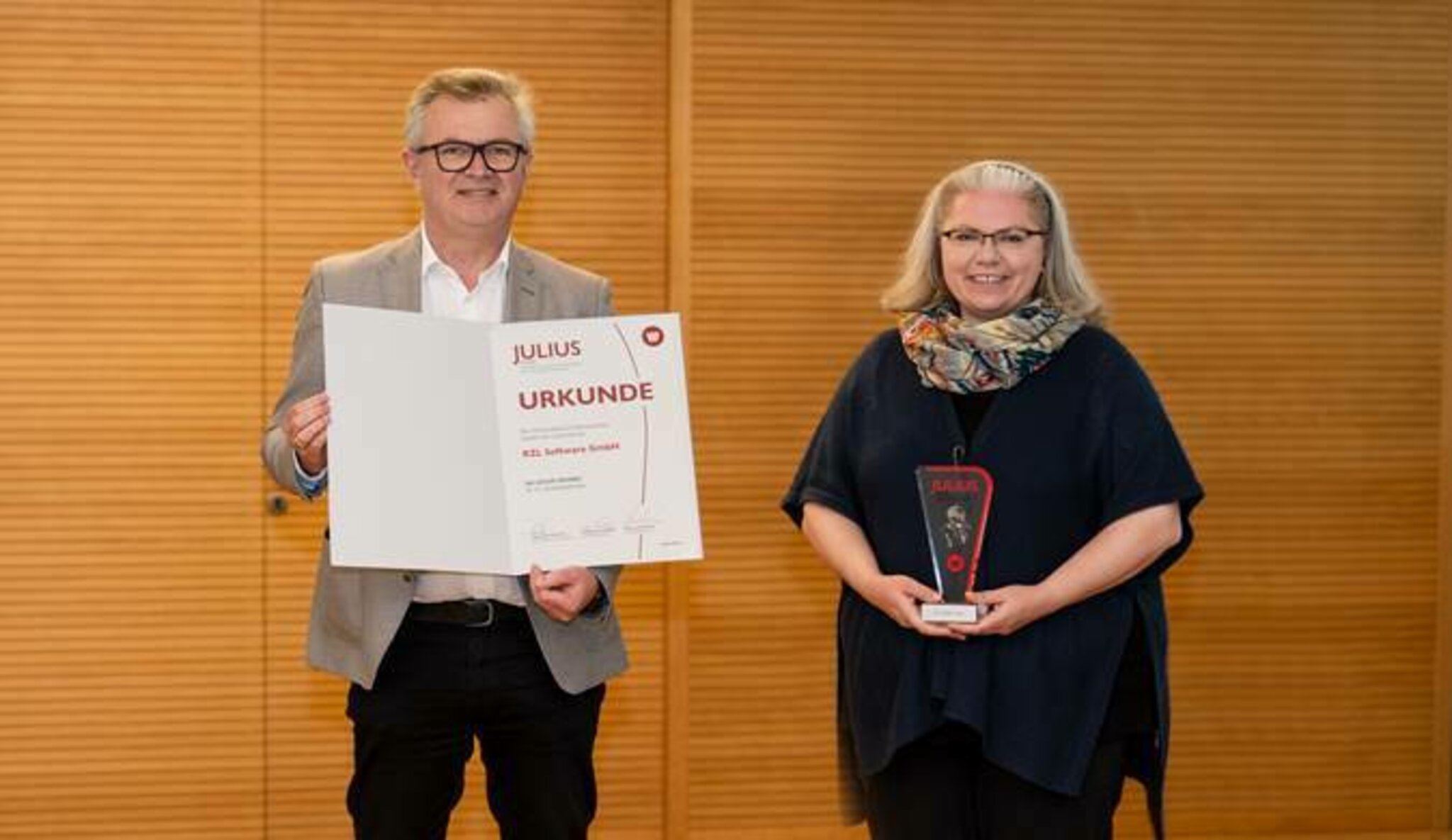 Auszeichnung: Julius-Award für RZL Software - Ried