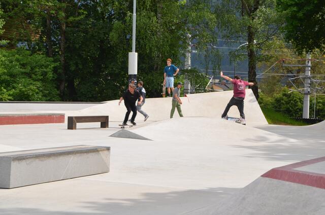 Einen Ort der Begegnung geschaffen: Skatepark "Pusher Plaza" in Spittal ...