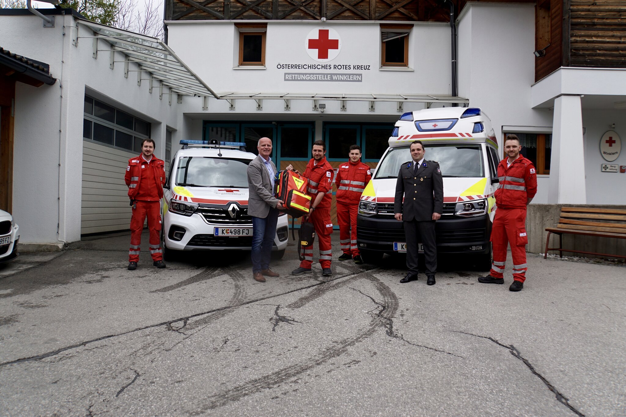 Rotes Kreuz Spittal: First-Responder-Rucksack übergeben - Spittal