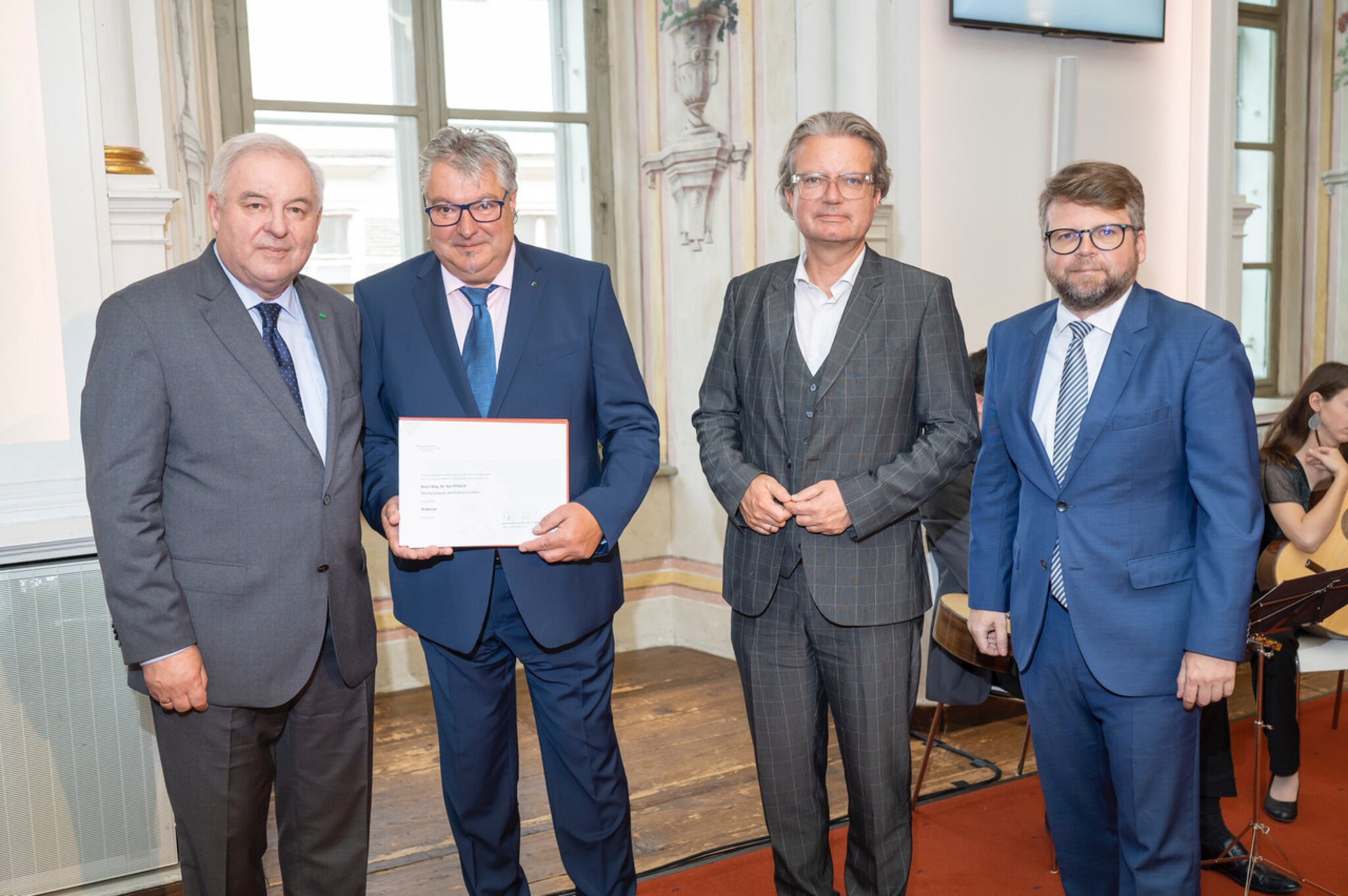 Südoststeiermark: Berufstitel für Karl Pfeiler und Josef Fleischhacker ...